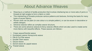 advance weaving and patterns presentation .pptx