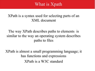 Advance xpath | PPT