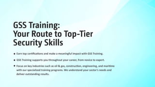 Advance Your Career with GSS Training's Effective Methods Safety ...