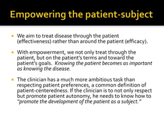 Advancing from activated patient to autonomous patient in chronic ...