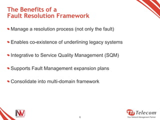 Advancing From Fault Management To Fault Resolution Framework | PPTX | Computer Software and ...