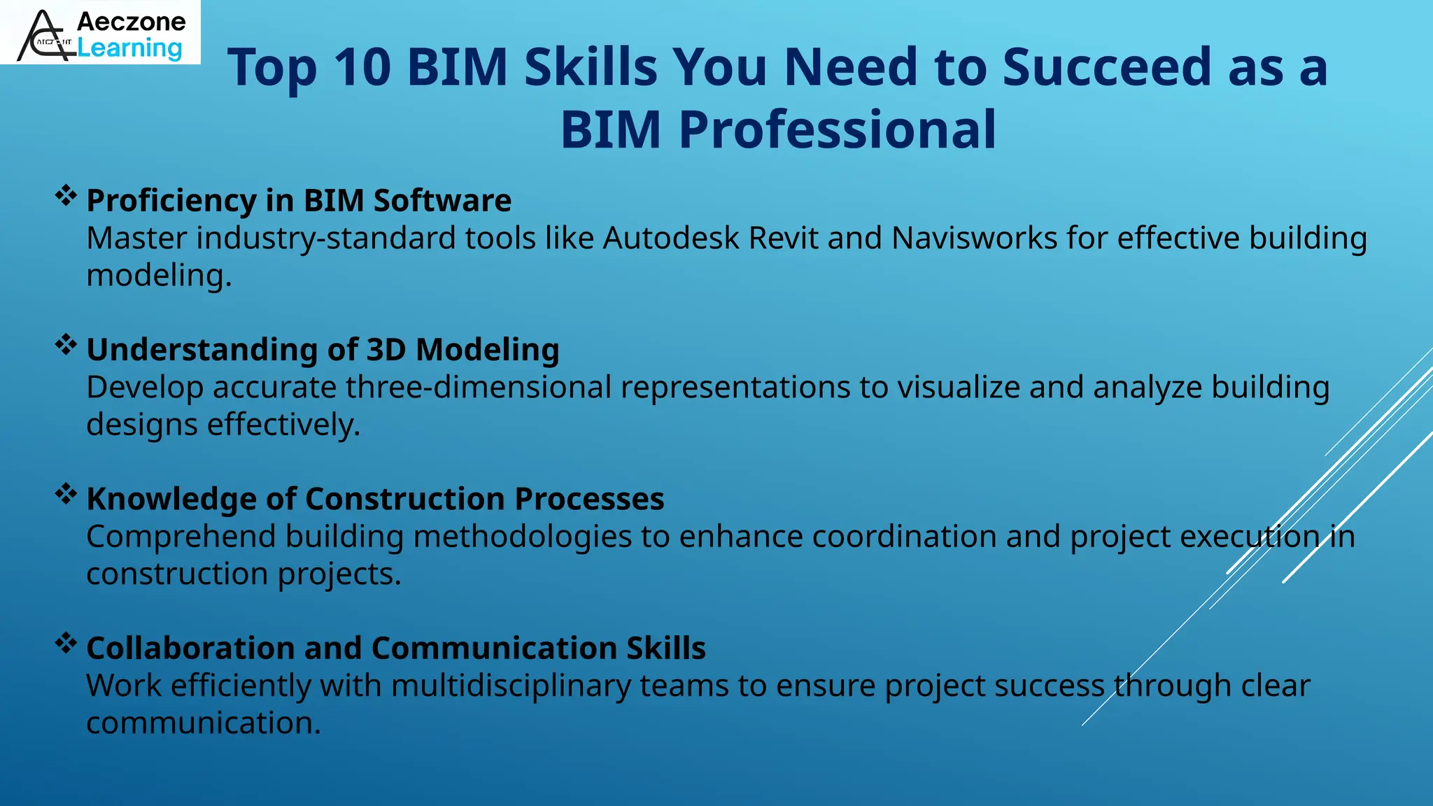 Top 10 BIM Skills You Need to Succeed as a BIM Professional | PPTX
