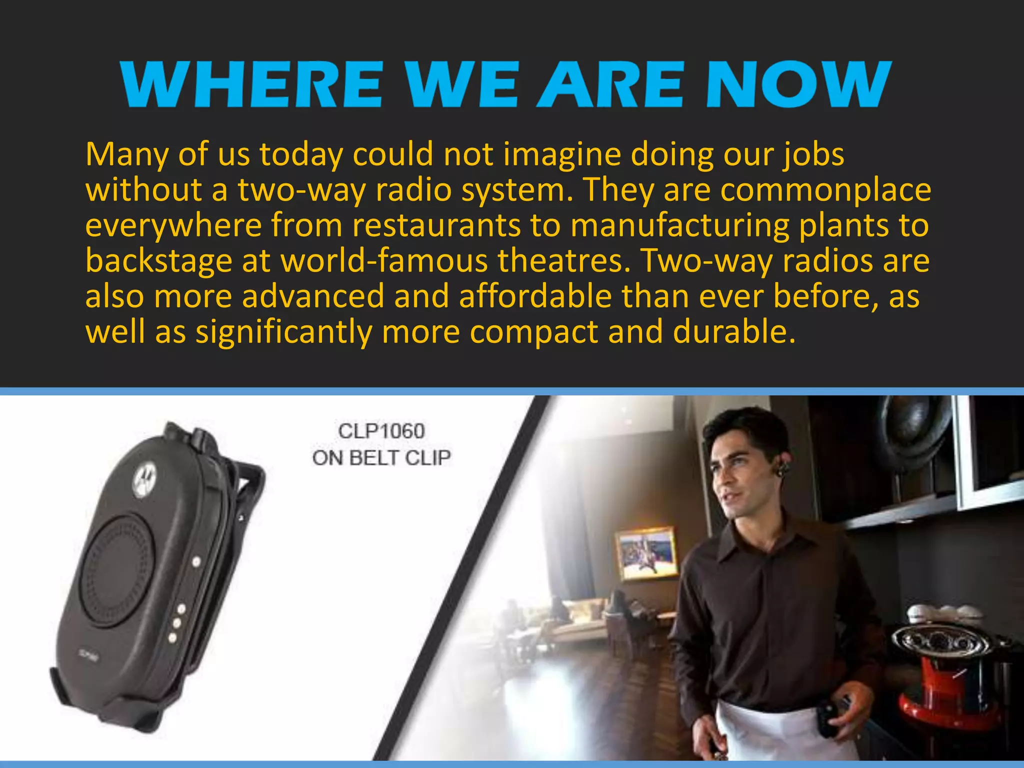 Advancing Communication: The History of Two Way Radios | PDF