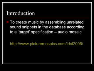 Advancing concatenative sound synthesis technology | PPT