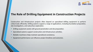 Advancing Construction Drilling: Enhancing Equipment, Precision, and ...