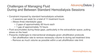Advancing dialysis.org recent findings better management of volume with ...