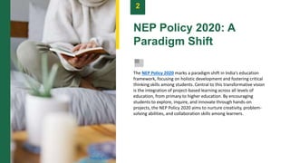Advancing Education - The Significance of Project-Based Learning in NEP ...