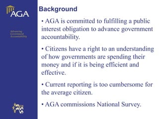 Advancing government accountability and transparency through citizen ...