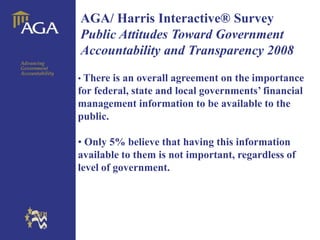 Advancing government accountability and transparency through citizen ...