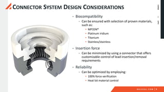 Advancing Neuromodulation Device Development with Turnkey Implantable Connector Systems | PDF