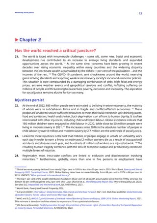 Advancing social justice - International Labour Organization. | PDF