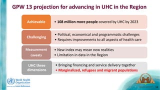 Advancing universal health coverage - English | PPTX