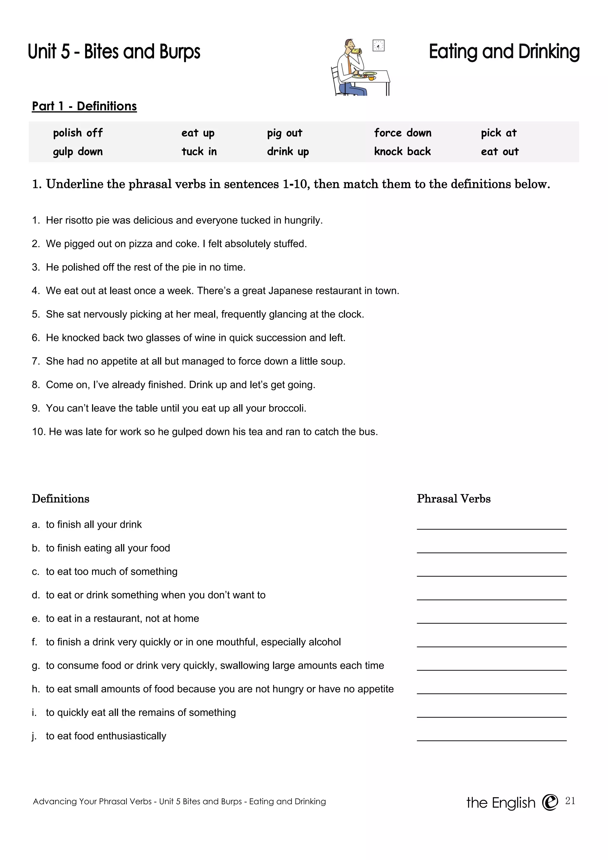 Advancing your phrasal verbs book 1 | PDF