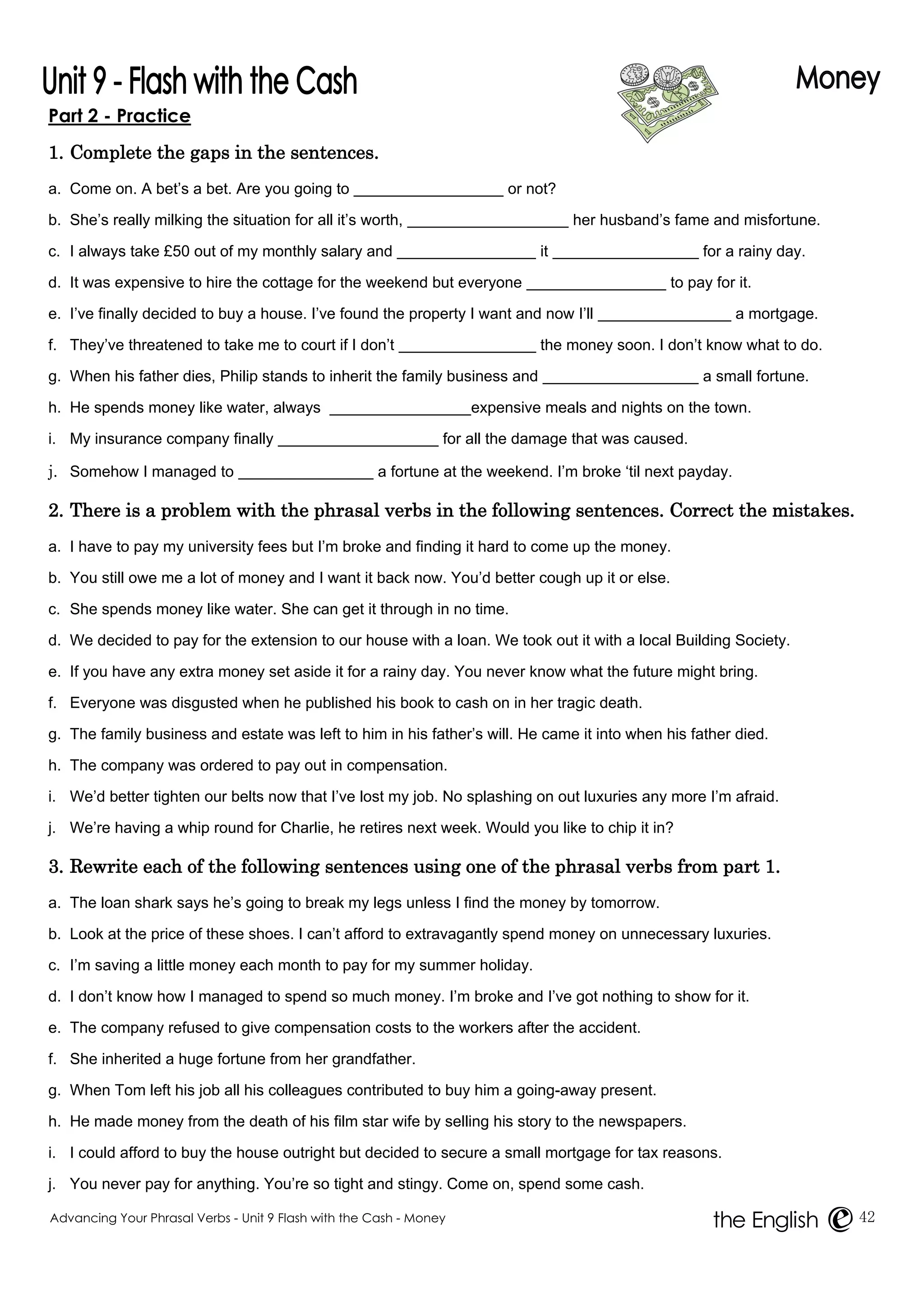 Advancing your phrasal verbs book 1 | PDF