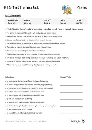 Advancing your phrasal verbs book 1 | PDF