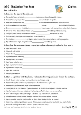 Advancing your phrasal verbs book 1 | PDF