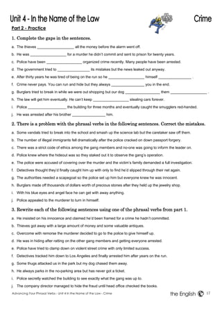 Advancing your phrasal verbs book 1 | PDF