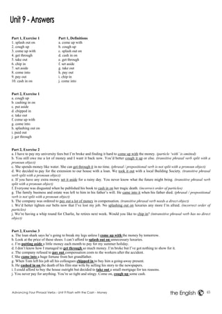 Advancing your phrasal verbs book 1 | PDF