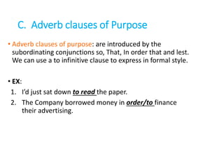 Adv and sentence structure | PPT