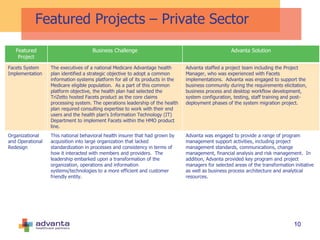 Advanta Healthcare Partners Capabilities | PPT