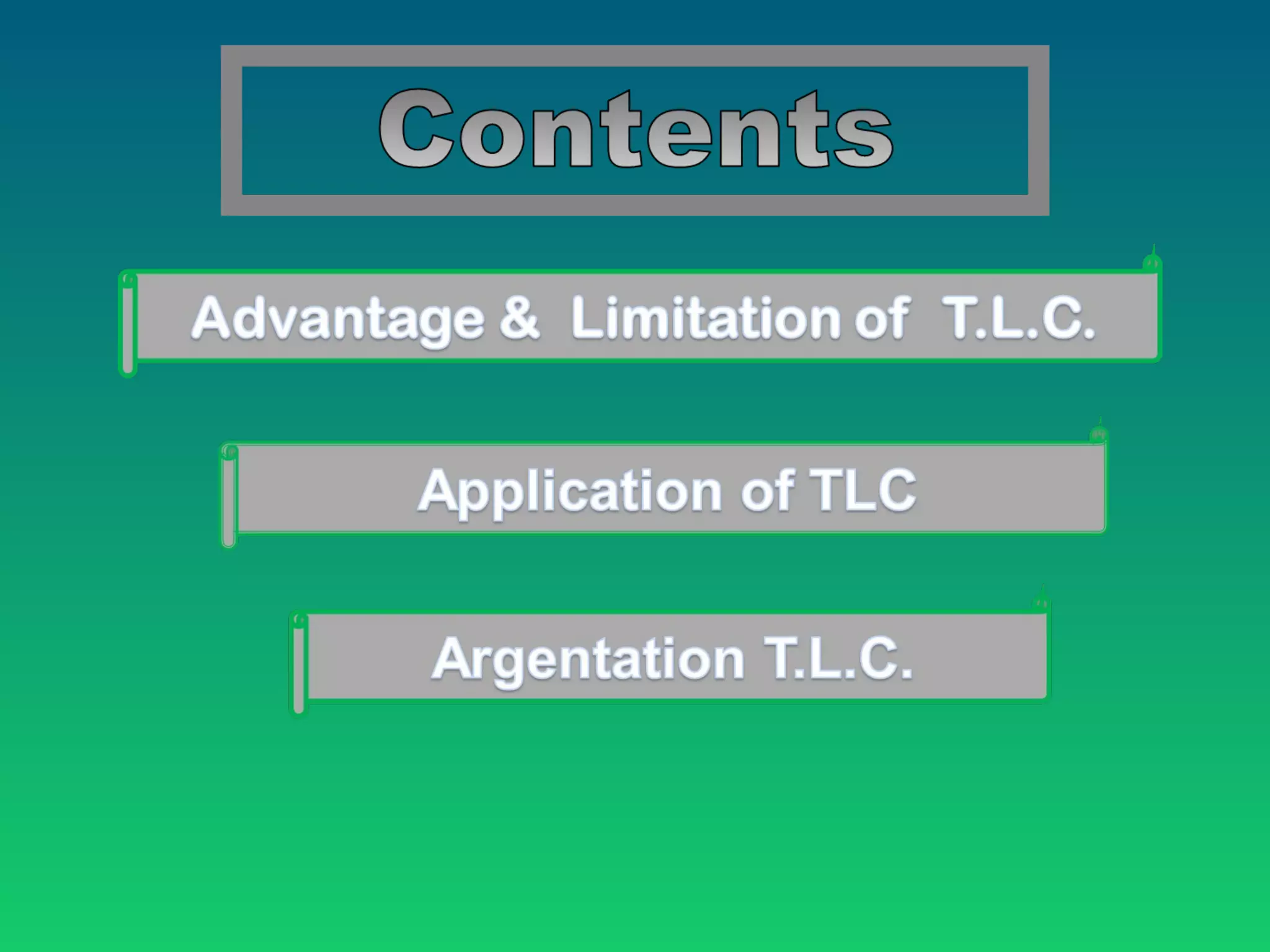 Advantage, disadvantage & application of thin layer chromatography and Argentation TLC | PPT