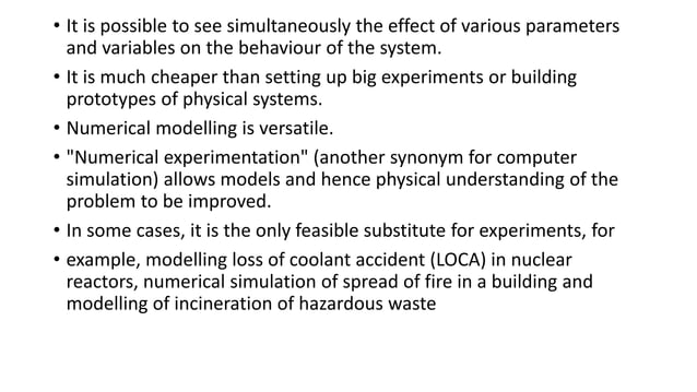 advantageof computer simulation.pptx | Chemistry | Science