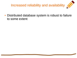 Advantage of distributed database over centralized database | PPT