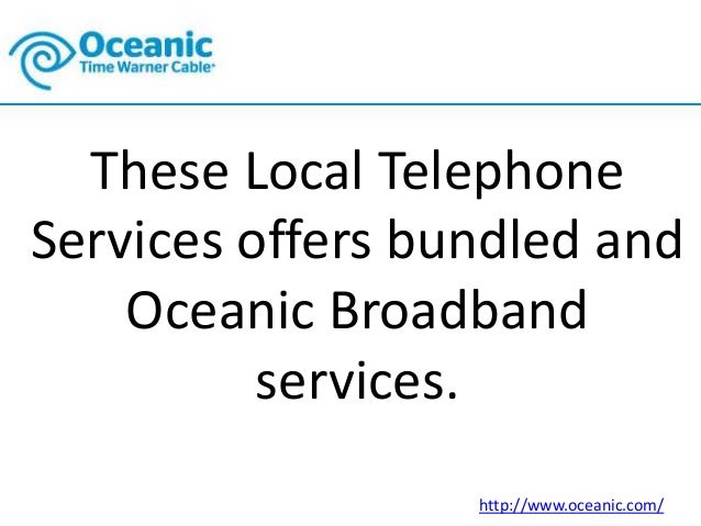 Advantage of local phone service provider