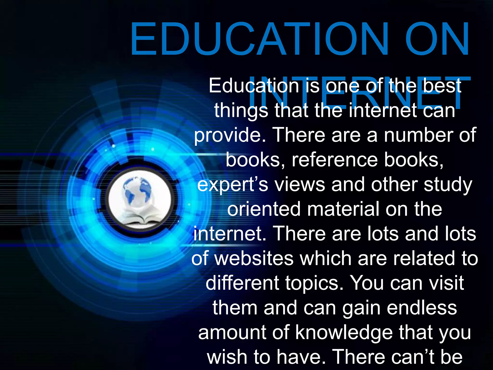 Advantages and Disadvantages of Internet | PPTX | Internet | Computing