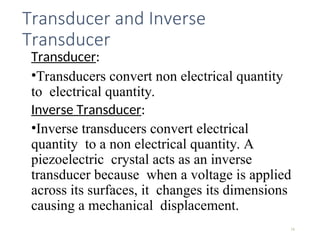 Advantages and disadvantages of the transducer.ppt