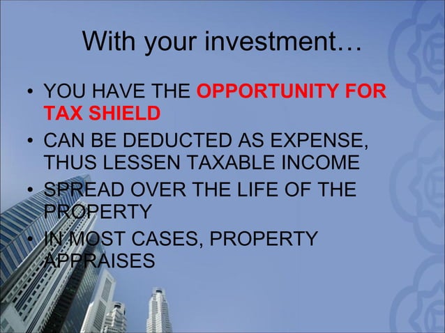 Advantages Of Real Estate Investment 101 | PPT | Home Financing ...