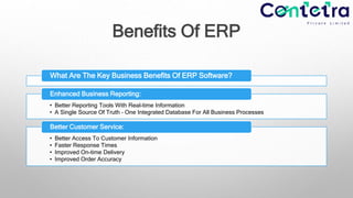 Advantages and Benefits of ERP Software Solutions | PPT
