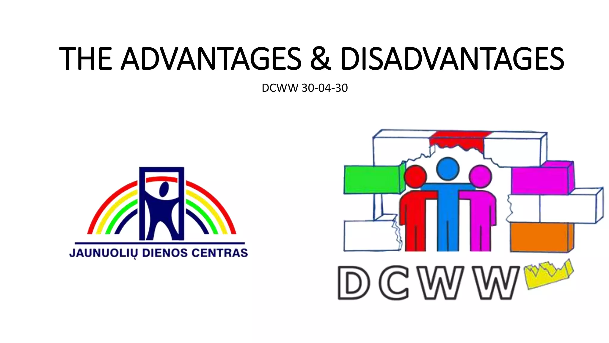 Advantages and disadvantages - challenges of COVID-19 | PPTX