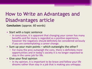 advantages and disadvantages article.pptx