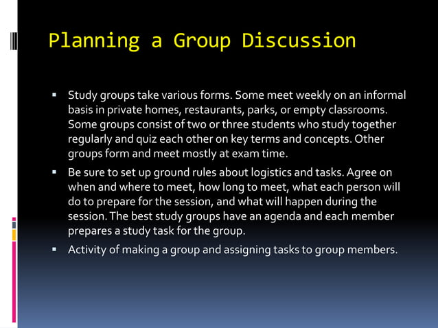 Advantages and disadvantages of Group Discussion by usman | PPTX