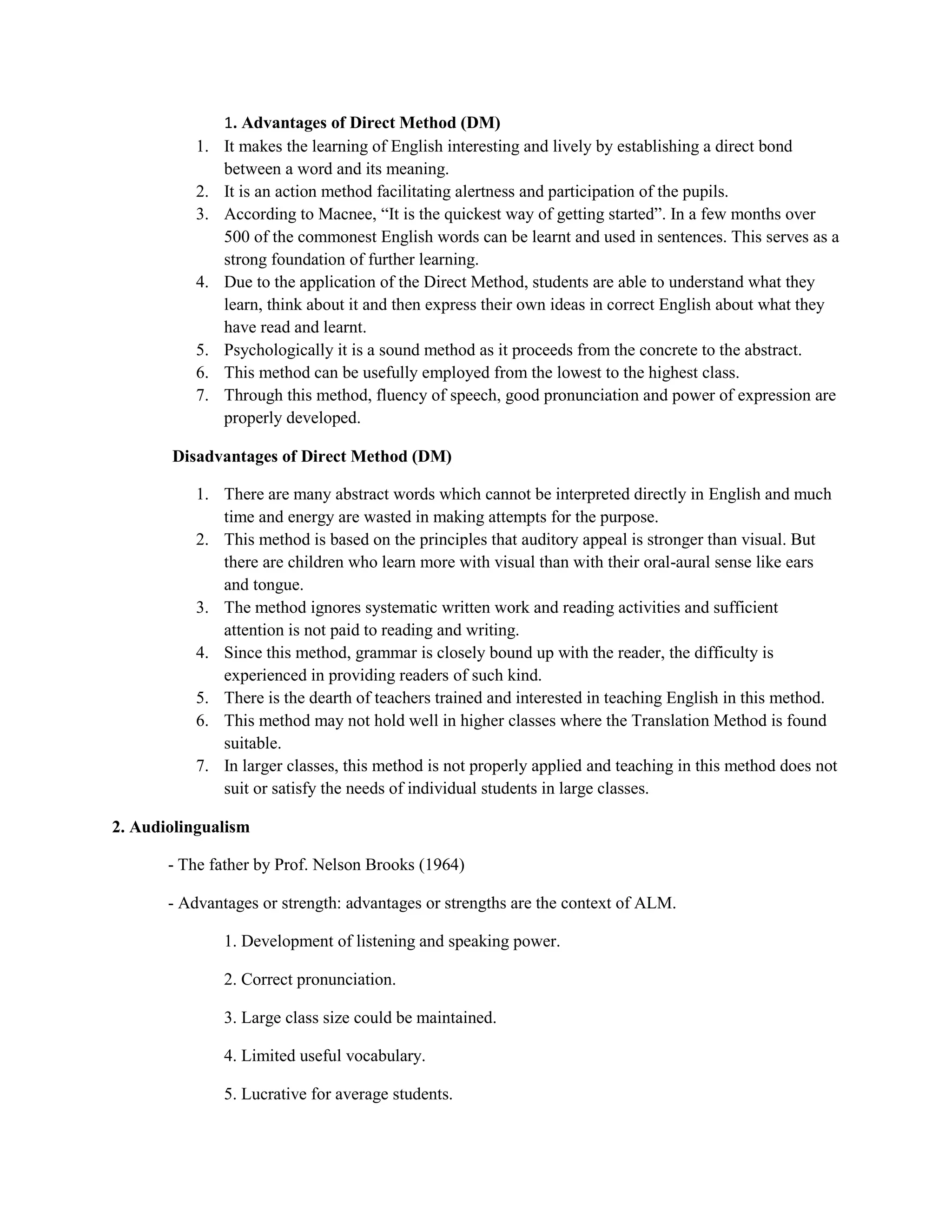 advantages and disadvantages methode.docx
