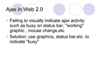 Advantages and disadvantages of an ajax based client application | PPT