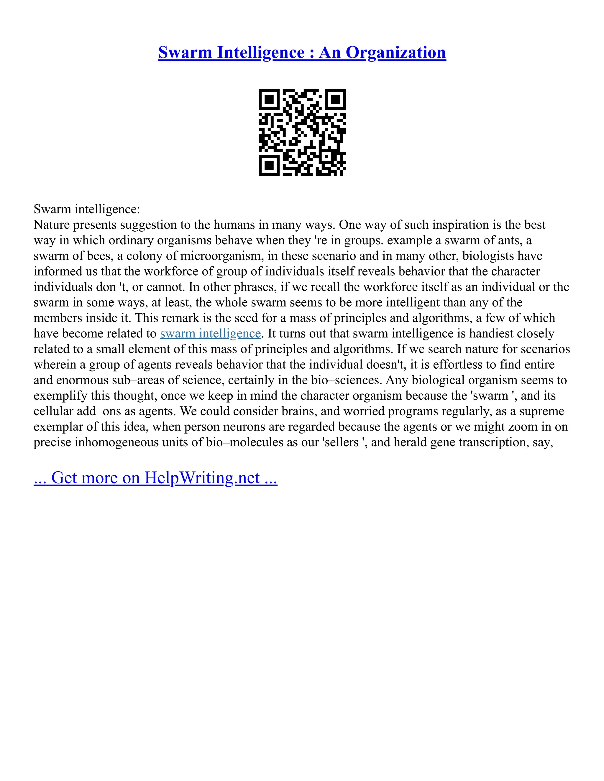 Advantages And Disadvantages Of Bee Colony | PDF