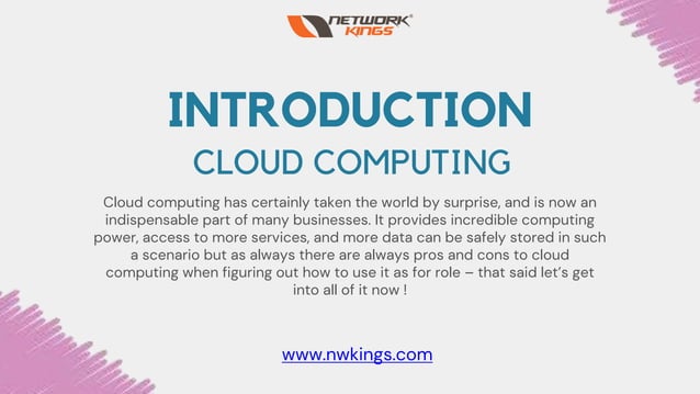 Advantages and disadvantages of cloud computing ppt.pptx | Cloud Computing | Internet