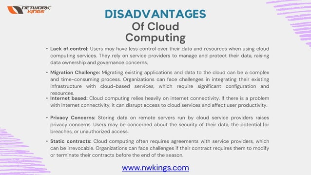 Advantages and disadvantages of cloud computing ppt.pptx | Cloud Computing | Internet
