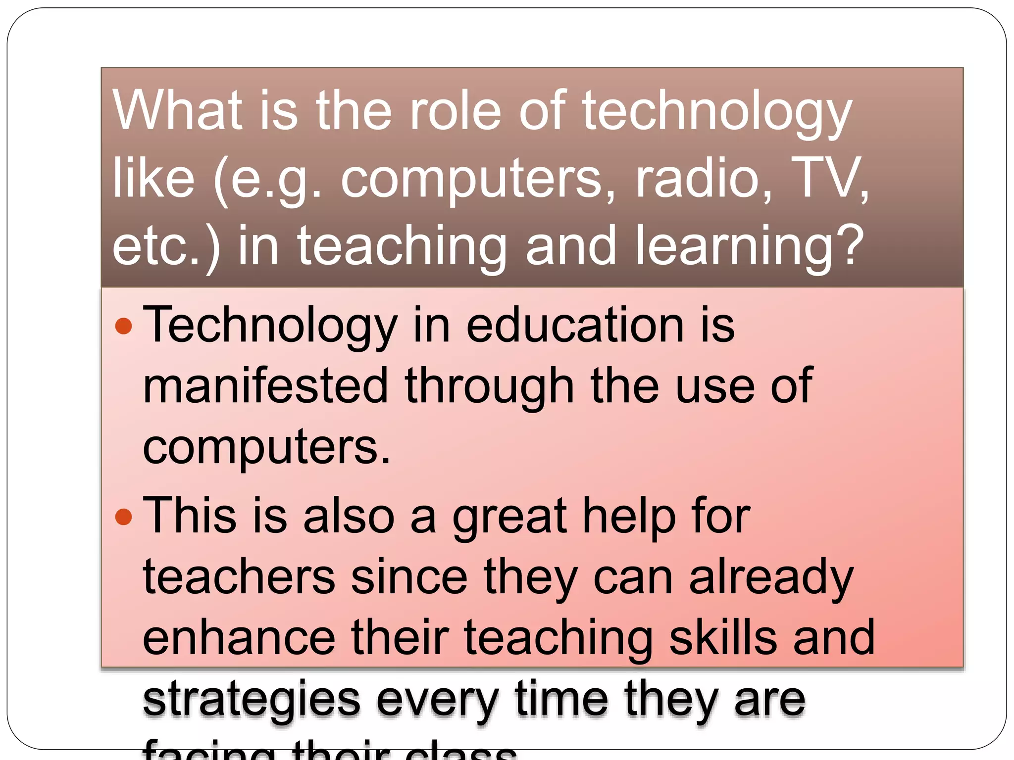 Advantages and disadvantages of computer in teaching and copy | PPTX