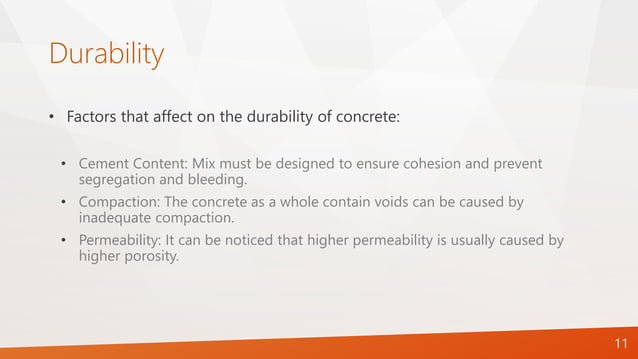Advantages and disadvantages of concrete | PPTX