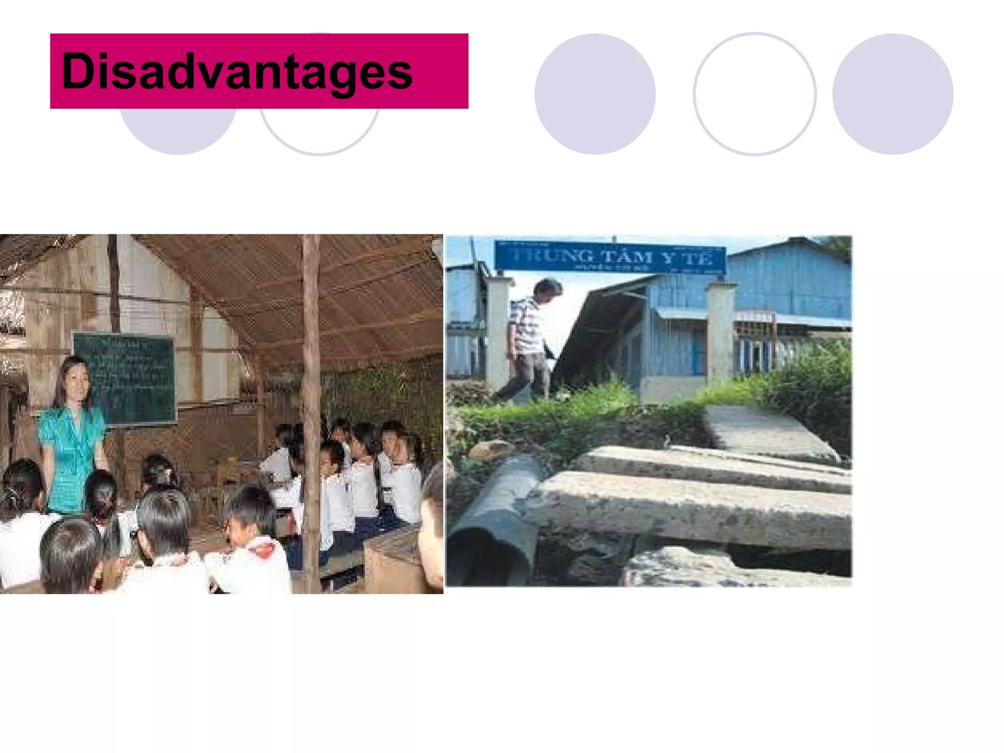 Advantages and disadvantages of country life | PPT