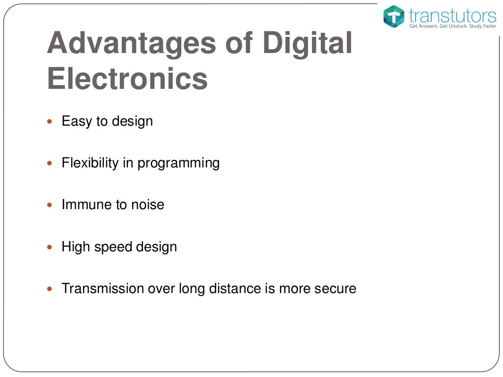 Advantages and Disadvantages of Digital Electronics | Electrical Engi… Advantages and Disadvantages of Digital Electronics | Electrical Engi…