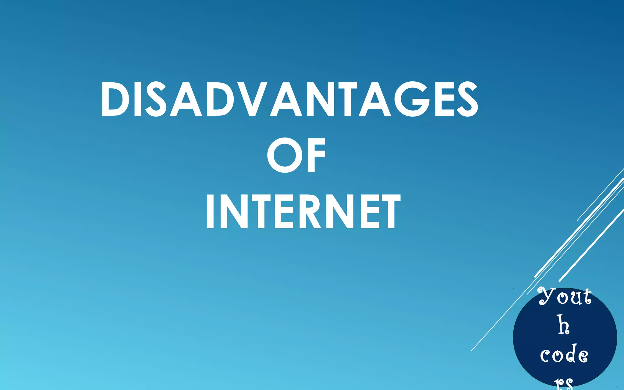 Advantages and disadvantages of internet | PPT