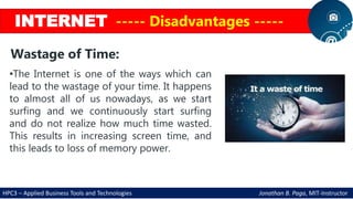 ADVANTAGES AND DISADVANTAGES OF INTERNET.pptx