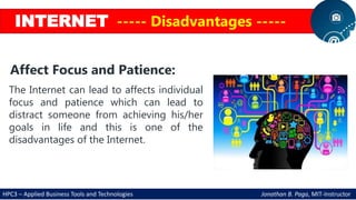ADVANTAGES AND DISADVANTAGES OF INTERNET.pptx