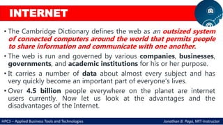 ADVANTAGES AND DISADVANTAGES OF INTERNET.pptx