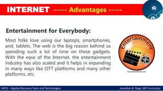 ADVANTAGES AND DISADVANTAGES OF INTERNET.pptx