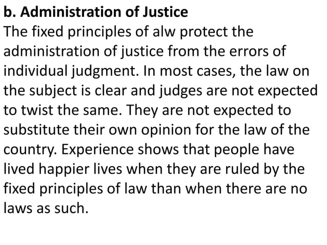 Advantages and disadvantages of law | PPTX